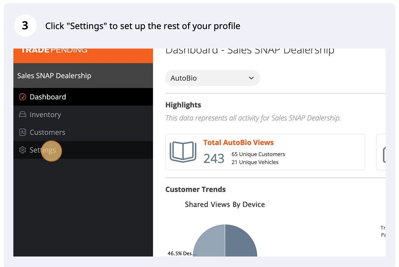 AutoBio: How To Set Up Your User Account