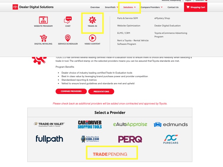 How to Switch to/Enroll TradePending in SmartPath and Monogram