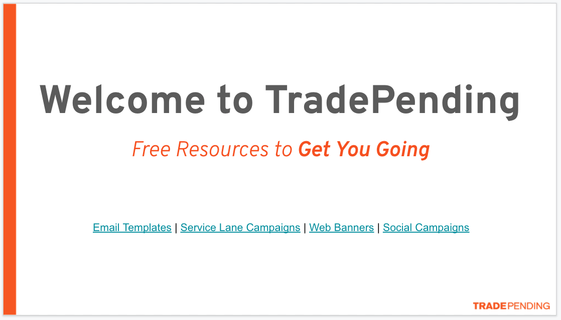 TradePending Onboarding Welcome Kit